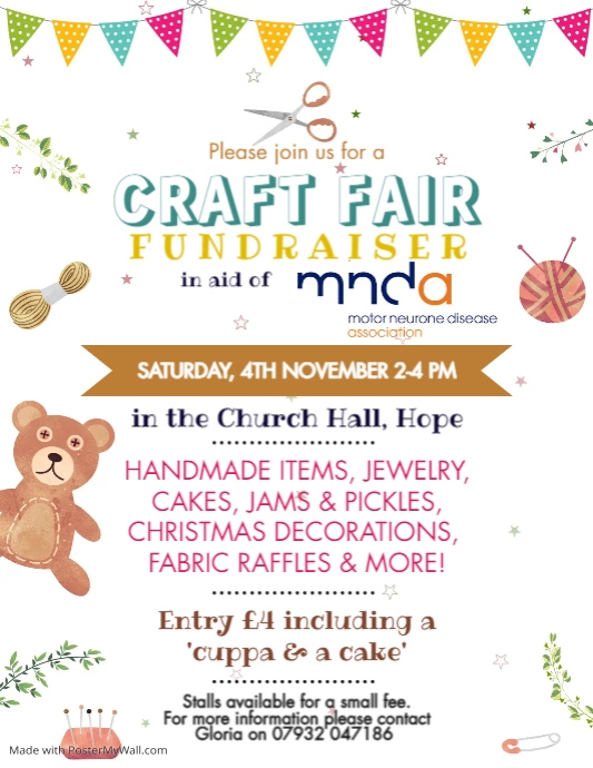 Craft Fair flyer Fundraiser | PosterMyWall