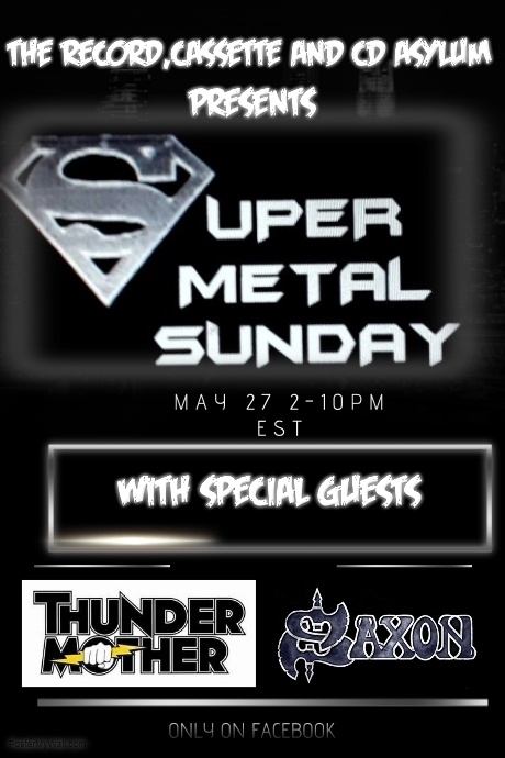 Copy of Rock heacy metal black concert band singer flyer template ...