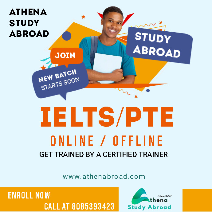 Light blue TOEFL Prep flyer | PosterMyWall