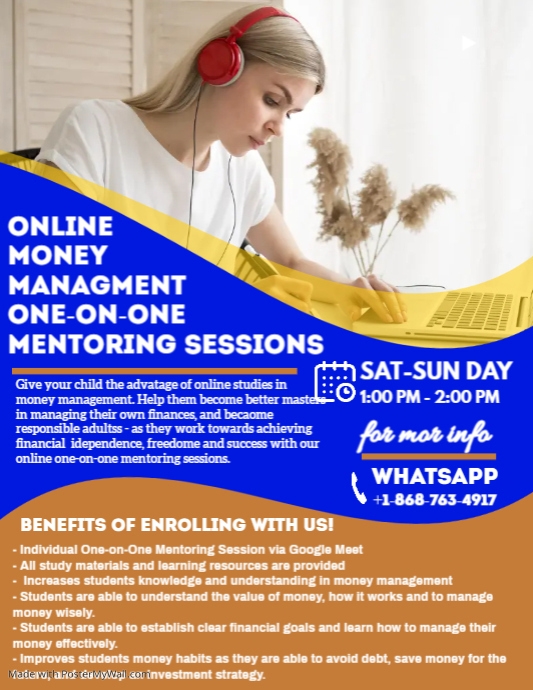 Benefits of online mentoring | PosterMyWall