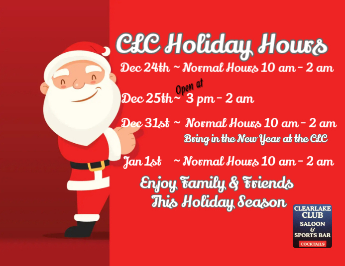 Holiday hours - Christmas announcement | PosterMyWall