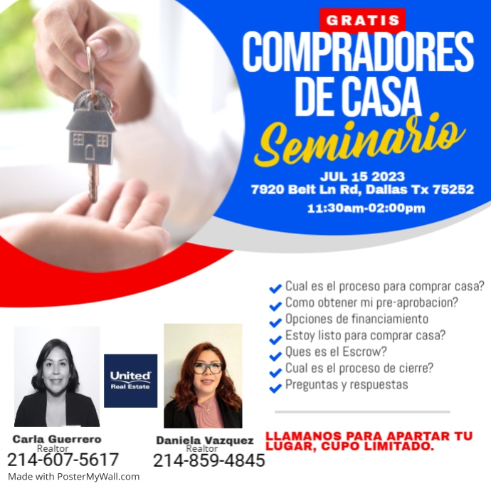 First Time Home Buyer Seminar Flyer | PosterMyWall