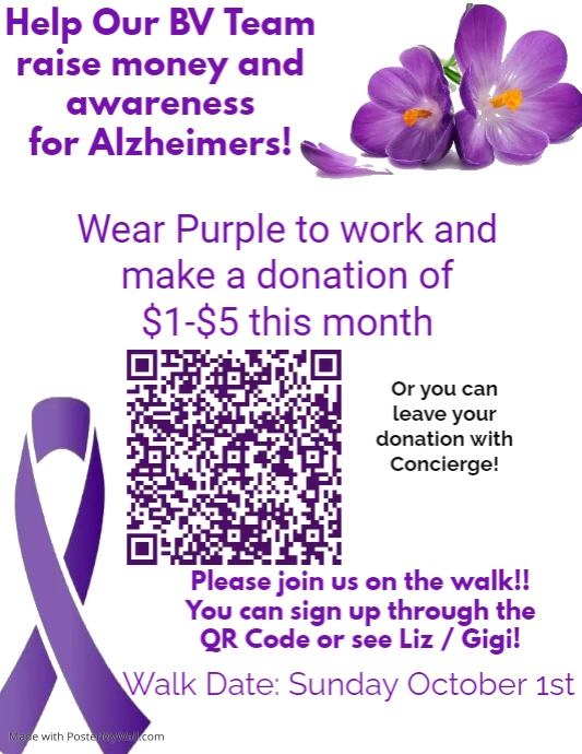Alzheimer's and Brain Awareness Month poster | PosterMyWall