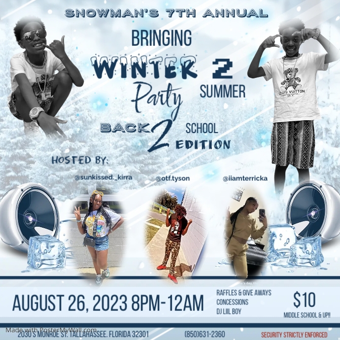 All White Party Instagram Post Design | PosterMyWall