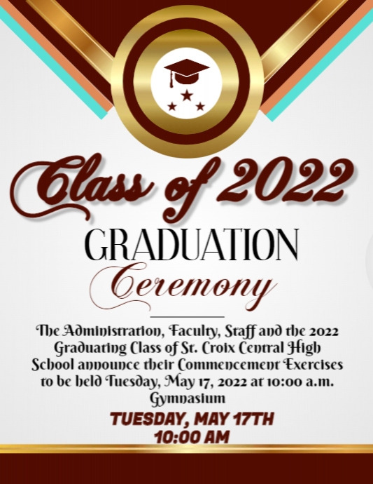 Copy of Graduation Ceremony Program | PosterMyWall