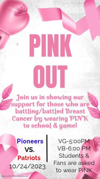 Pink out | PosterMyWall