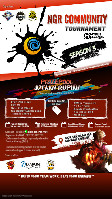 Copy of Salinan Template Turney | PosterMyWall