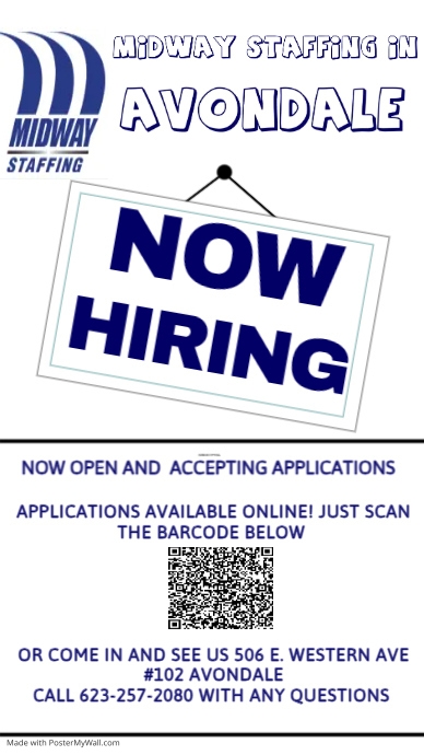 Copy of Now Hiring | PosterMyWall