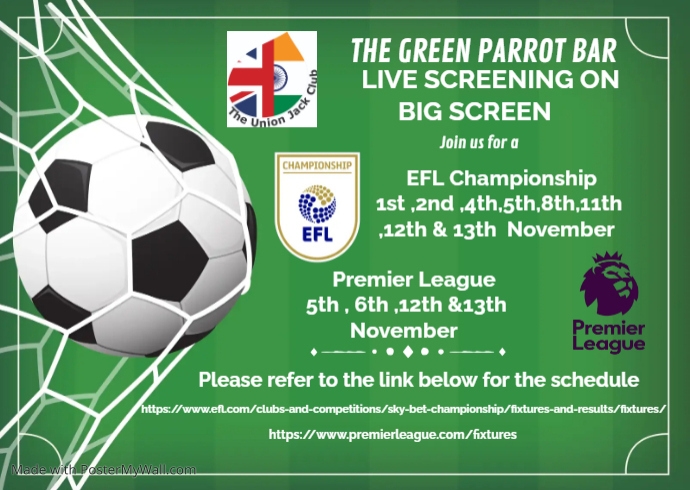 EFL CHAMPIONSHIP | PosterMyWall