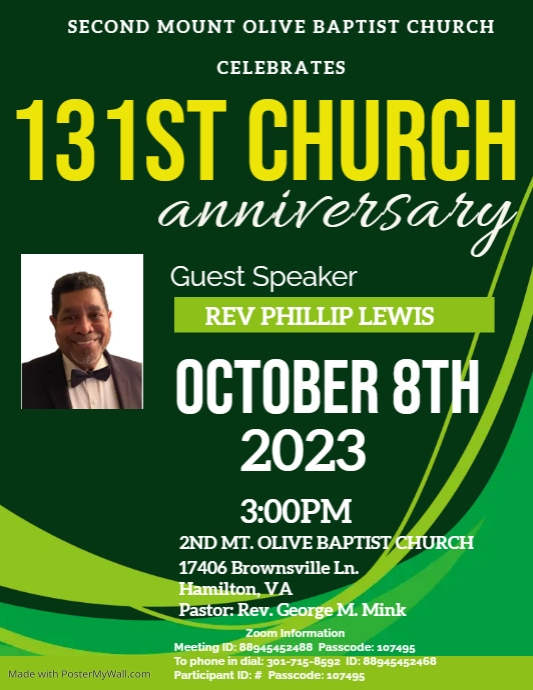 Church Anniversary | PosterMyWall