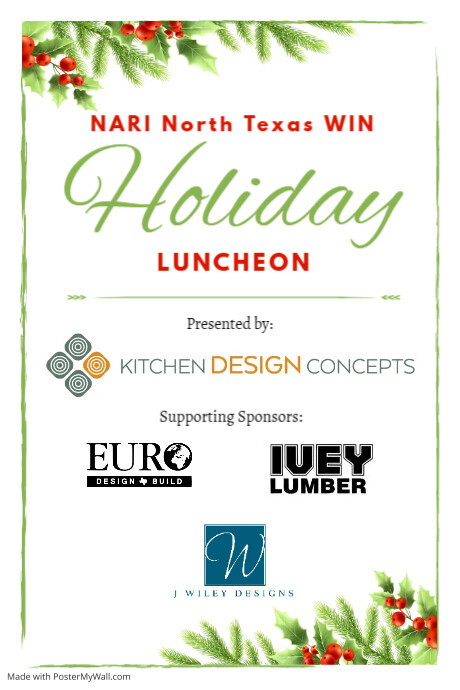 WIN Holiday Luncheon Sponsor Sign 2023 | PosterMyWall
