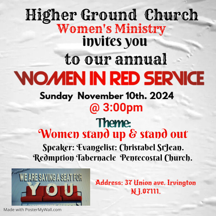 WOMEN CHURCH CONFERENCE FLYER DESIGN TEMPLATE | PosterMyWall