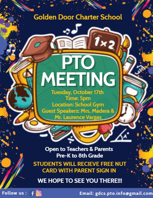 PTO MEETING 0CT2003 | PosterMyWall