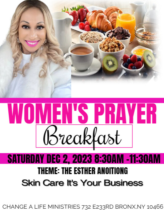 BREAKFAST MEETING POSTER | PosterMyWall