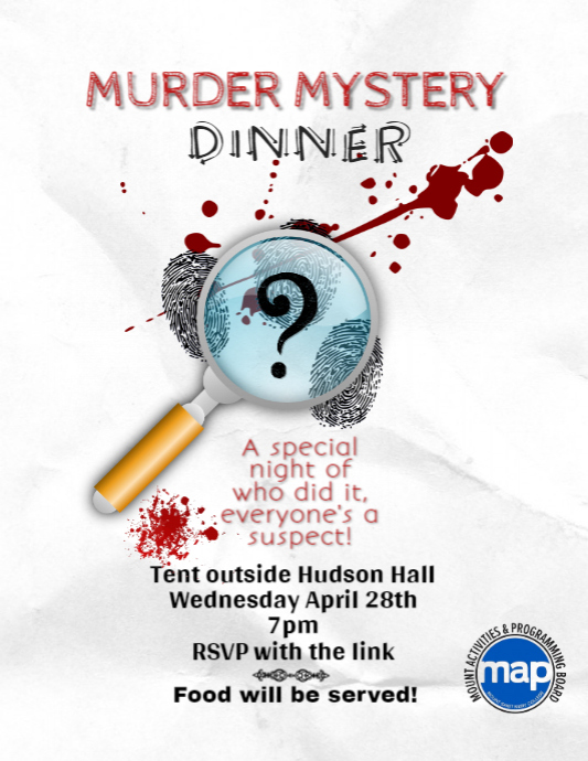Copy of Copy of murder mystery dinner theater flyer t | PosterMyWall
