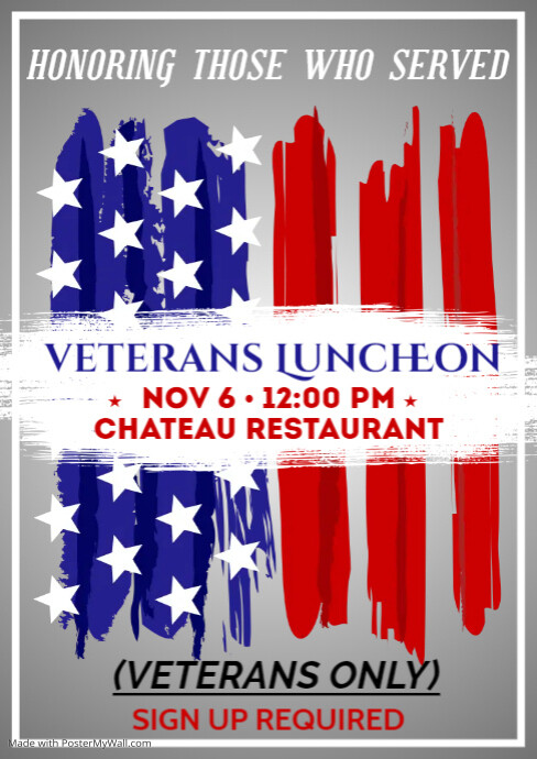 VETERANS DAY POSTER | PosterMyWall