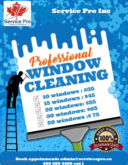 Copy of WINDOW CLEANING FLYER | PosterMyWall