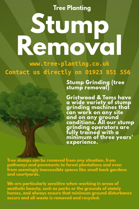 Stump Removal | PosterMyWall