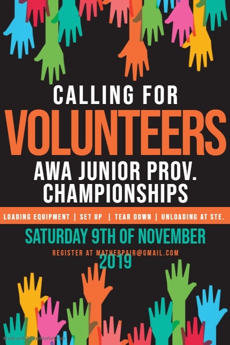 AWA Jr. Provincials 2019 | PosterMyWall