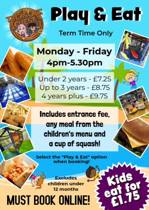 Play & Eat | PosterMyWall