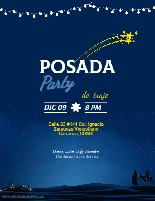 Las Posadas event Flyer Template | PosterMyWall