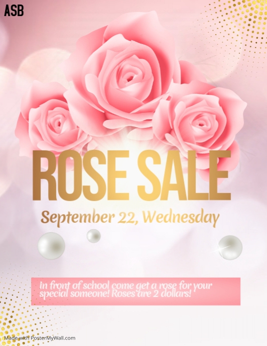 Rose Sale | PosterMyWall