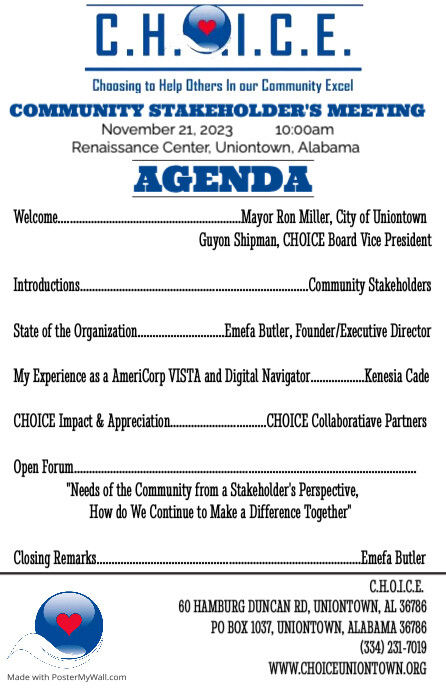 Purple Floral Order of Service template | PosterMyWall