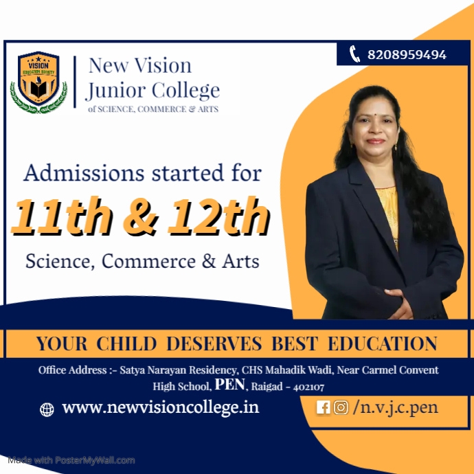 NVJC - Admission Starts | PosterMyWall