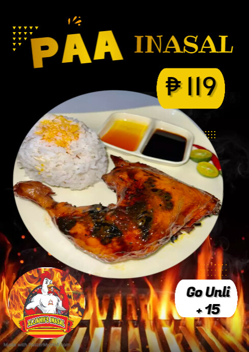 Roasted Chicken Menu | PosterMyWall