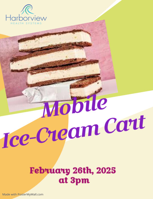 Ice Cream Sundae Party Flyer | PosterMyWall