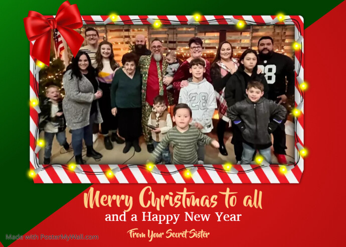 christmas family collage, christmas greetings | PosterMyWall