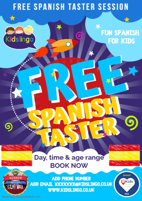 Spanish Free Taster | PosterMyWall