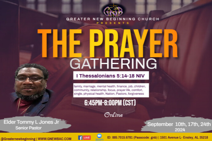 Prayer conference | PosterMyWall