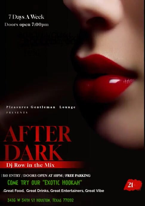 After Dark Party Flyer Poster | PosterMyWall
