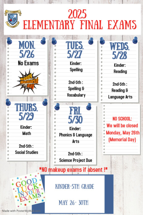 Final exams | PosterMyWall