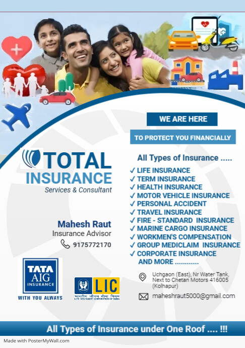 Copy of Insurance Companies Flyer Template (2) | PosterMyWall