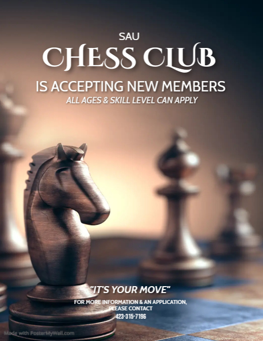 CHESS CLUB FLYER | PosterMyWall