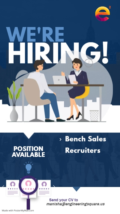 Hiring Ad Template | PosterMyWall