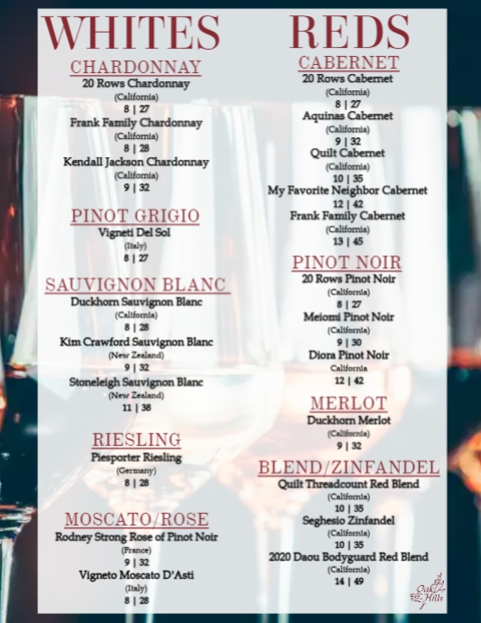 Copy of Emma Wine Menu (1) | PosterMyWall