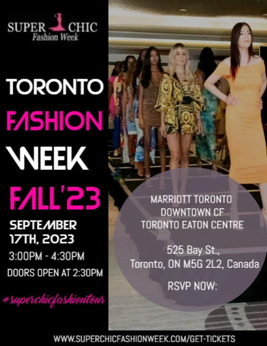 Copy of (1) SUPER CHIC TORONTO FW 2023 | PosterMyWall