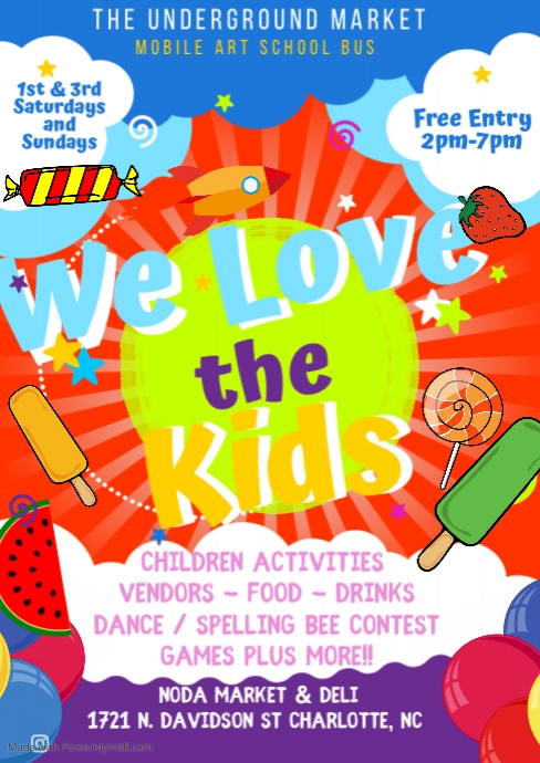 Copy of KIDS PARTY POSTER | PosterMyWall