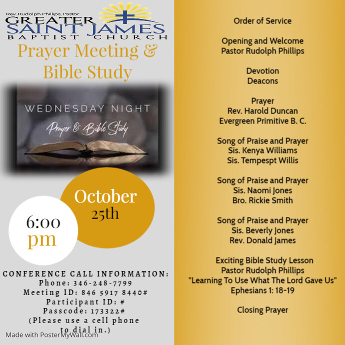 Copy of Copy of Copy of Church Night of Prayer (27) | PosterMyWall