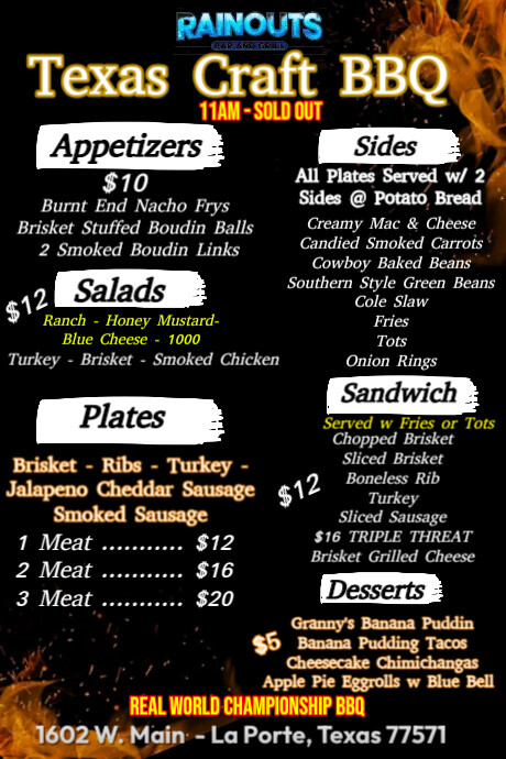 Steak Menu Layout Ads (1) | PosterMyWall