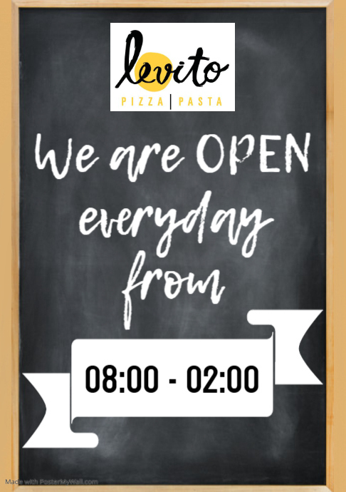Copy of Burger Bar Open Hours Poster Template | PosterMyWall