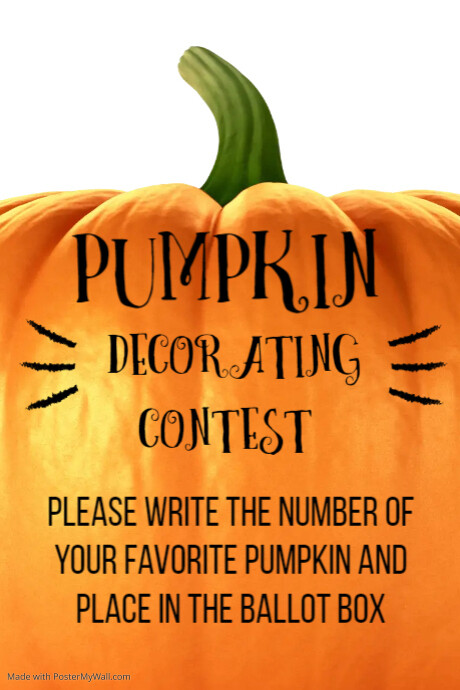 Pumpkin Carving Party Poster Template | PosterMyWall
