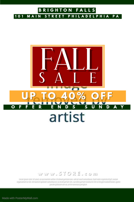 Copy of Fall Sale | PosterMyWall