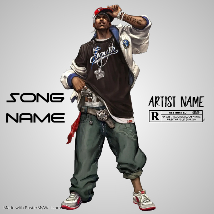 HIP HOP Album Cover art trap mixtape rap | PosterMyWall