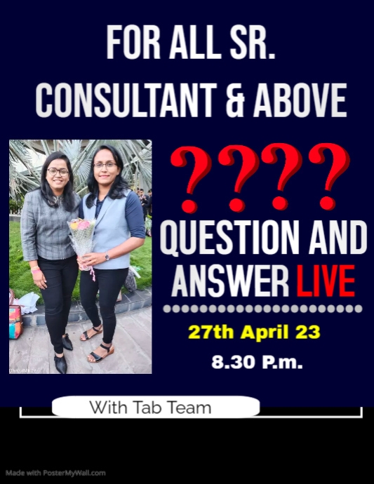 Copy of question and answer flyer template (1) | PosterMyWall