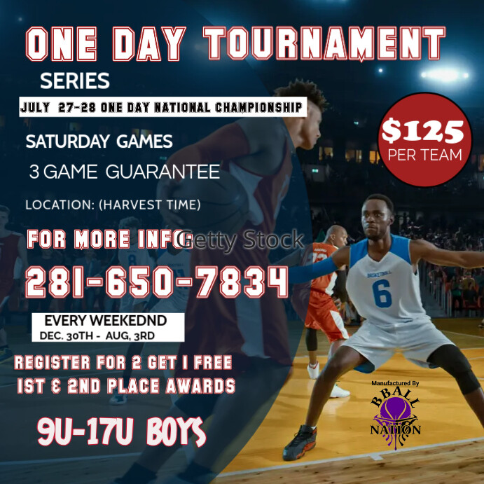 Copy of basketball match advertisement instagram post | PosterMyWall
