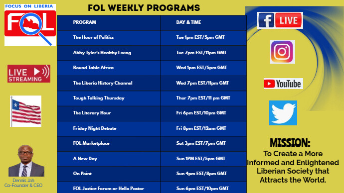 FOL Schedule | PosterMyWall